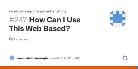 how can i use this web based · issue 247 · facebookresearch segment