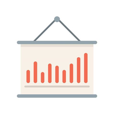 Product Manager Banner Graph Icon Flat Isolated Vector 14864736 Vector