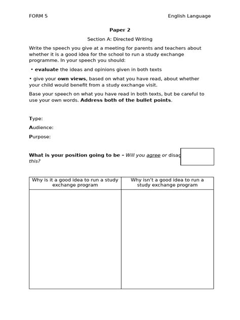 Paper 2 Directed Writing Pdf