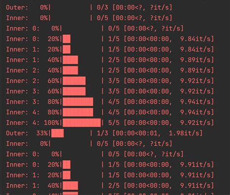 python中控制台如何展示进度条——tqdm库使用 tqdm 多个进度条 csdn博客