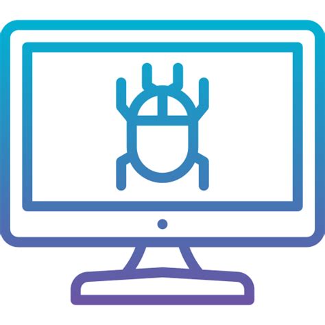 bug generic gradient icon