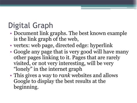 application of graph data structure pptx computer networking