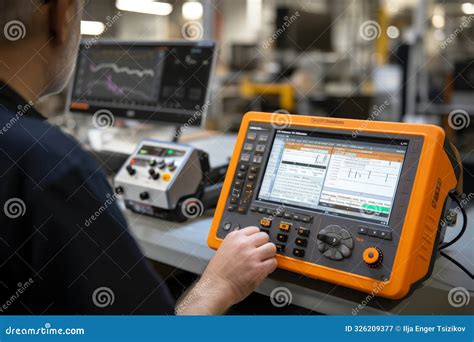 Hand Demonstrating Precise Control On Cnc Machine S Panel For Accurate