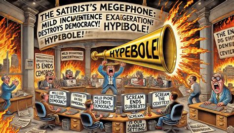 Mastering Exaggeration Hyperbole Encyclopedia Of Satire