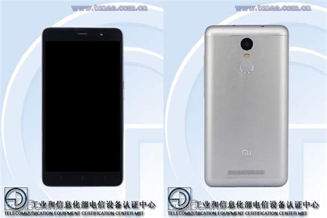 El Xiaomi Redmi Note 2 Pro se deja ver en TENAA con chasis metálico y lector de huella dactilar