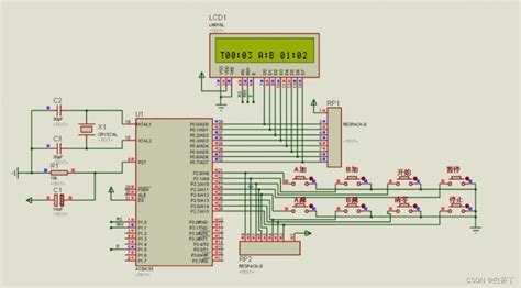 基于51单片机的篮球计分【lcd1602正计时】（仿真）篮球比赛计时计分器单片机代码 Csdn博客