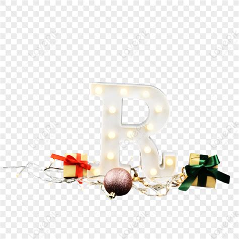 크리스마스 장식 편지 R 선물 상자 일러스트 활 일러스트 크리스마스 장식 일러스트 Png 일러스트 무료 다운로드 Lovepik