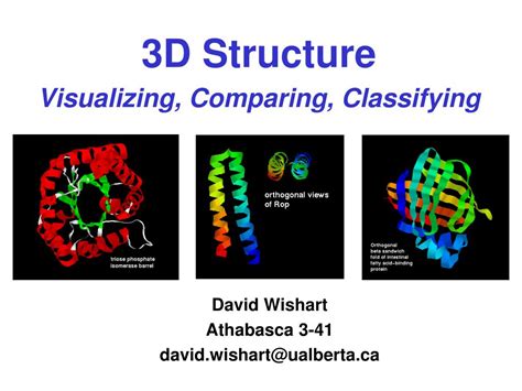 Ppt 3d Structure Visualizing Comparing Classifying Powerpoint Presentation Id3352524