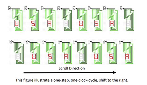 1 use eight seven segment displays to develop a