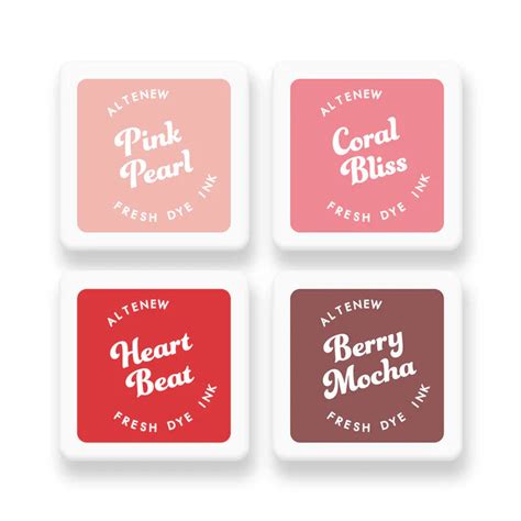 Altenew Tea Party Fresh Dye Ink Mini Cube Set Auzz Trinklets N Krafts