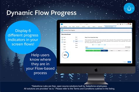 The Dynamic Flow Progress Component Displays Six Different Indicator Types