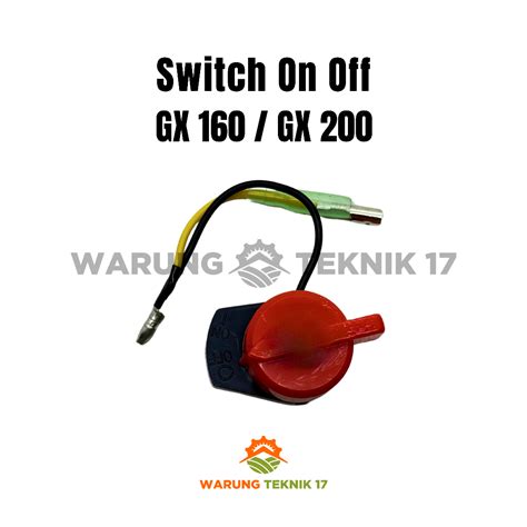 Jual Switch On Off Gx Gx Assy Saklar Mesin Engine Stop Switch Mesin Penggerak Bensin