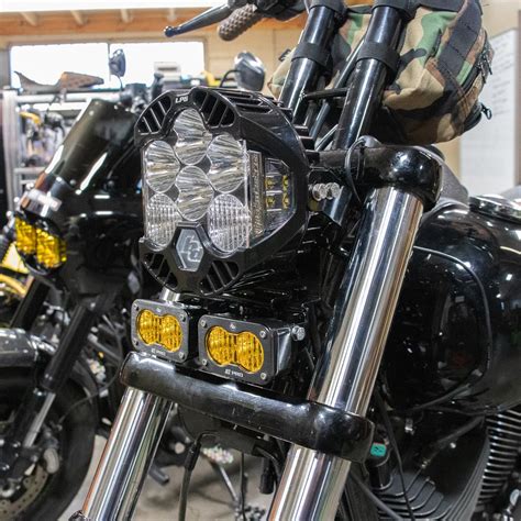 Universal Naked LP Mount With Dual S S Fits Harley Davidsons Extraljuskungen Se