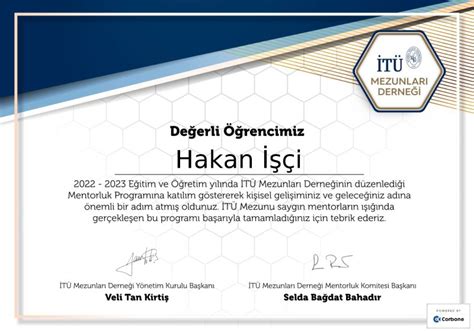Hakan İşçi On Linkedin Itu Mentorshipmatters Mentoring