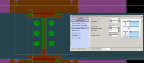 Solved Moment Connection Flange Bevel Autodesk Community