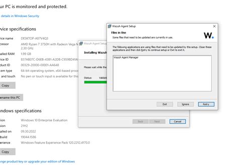 Windows Agent Msi Installer Disables Restart Manager And Closes Gui