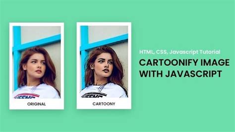 Мультяшное изображение с помощью Opencv и Javascript Пикабу