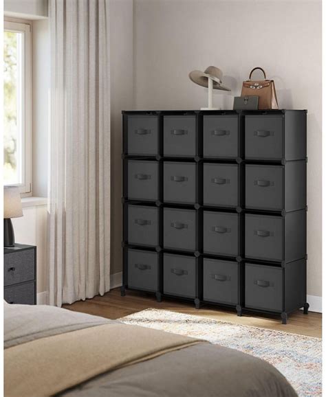 Slickblue Cube Storage Organizer With Storage Boxes Customizable Shape
