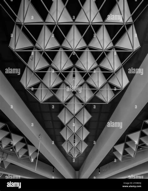 The Ceiling Design As Triangle Modern Signature Of Frankfurt