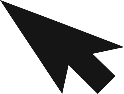 Mouse Cursor Cursor Icon Click Arrow Vector And Websites Isolated On