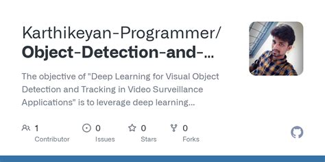 Github Karthikeyan Programmerobject Detection And Tracking In Video Surveillance Applications