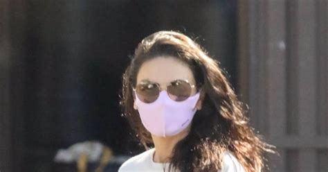Hottest Celebrity Photos Mila Kunis Casually Dressed Leaves A Skin