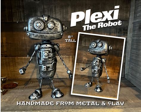 Plexi The Robot Steampunk Robot Space Robot Rustic Robot Girlman T