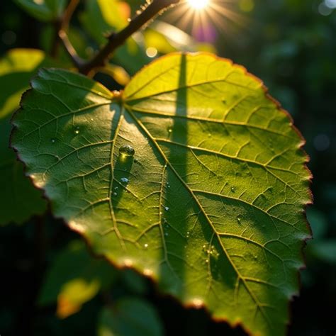 Free Sunlit Leaf Detail Image Download At Stockcake