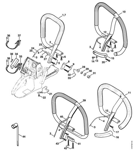 Stihl Chainsaw 066 Handlebar Heating Lawn And Turfcare Machinery Parts