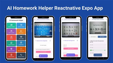 Ai Homework Helper React Native Expo App Ai Learning React Native Expo App By Codentratech