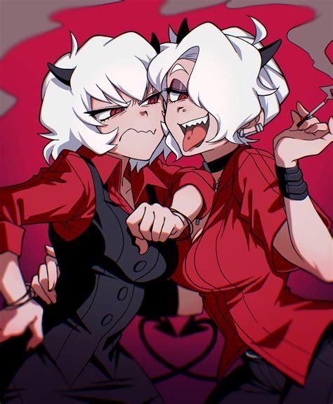 Malina And Zdrada Helltaker Drawn By Batteramilk 18 Danbooru