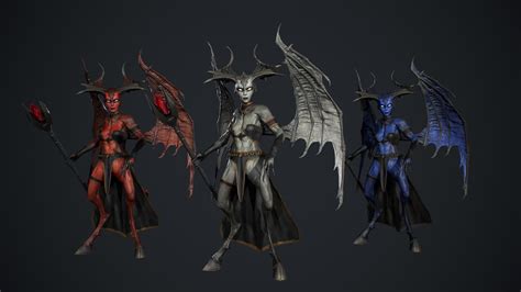 Succubus Game Ready 3d Model By Wernerkurt