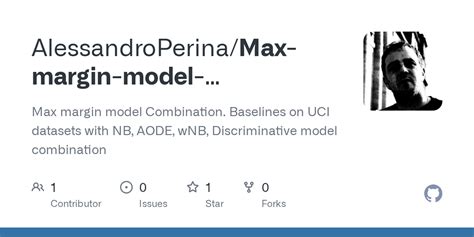 Github Alessandroperinamax Margin Model Combination Max Margin Model Combination Baselines