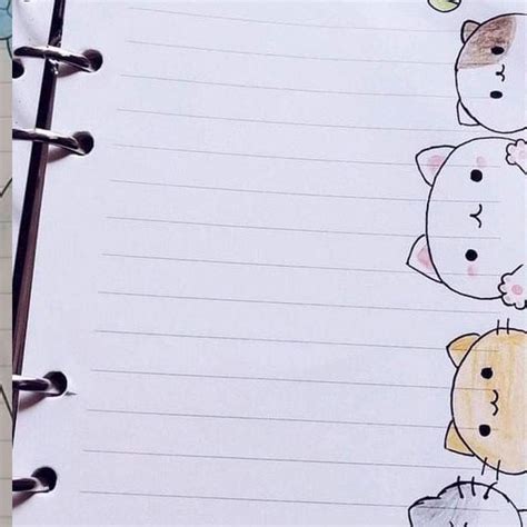 نقاشی حاشیه دفتر مشق آسان برای پیش دبستانی و کلاس اول