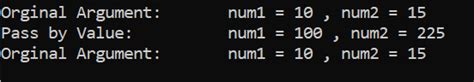 In Java Method Arguments Are Passed By Value What Does Thi Quizlet