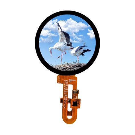 1 28inch 240 240 Round Lcd Display Spi Mcu Lcd Screen Touch Panel
