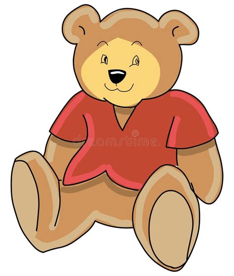 Peluche D Ours De Nounours Illustration De Vecteur Illustration Du Nounours