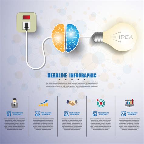 Business Infographic Template Data Visualization Stock Vector Illustration Of Information