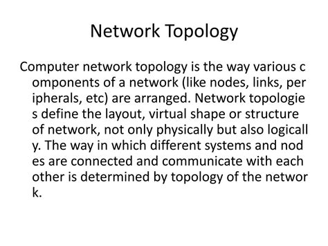 SOLUTION: Network topology In networking - Studypool