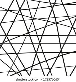 Random Chaotic Lines Abstract Geometric Pattern Stock Vector Royalty Free