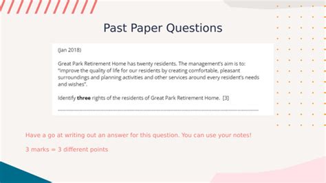 Past Paper Questions For Equality And Diversity Ocr Ctec Health And
