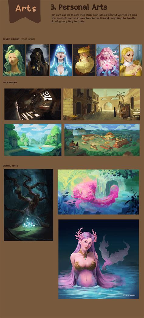 Portfolio Resume Digital Artist Illustrator Behance
