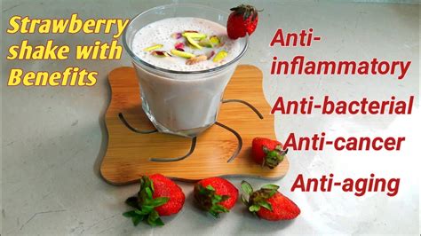 Strawberry Milkshake Benefits Of Strawberry Immunity Booster Drink