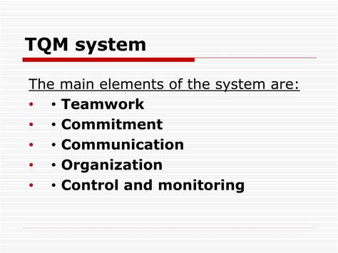 Ppt Total Quality Management Tqm Powerpoint Presentation Free Download Id
