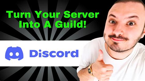 How To Turn A Discord Server Into A GUILD - Quick Guide (2024) - YouTube