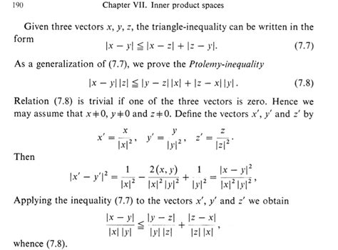 Vector Inequality At Collection Of Vector Inequality
