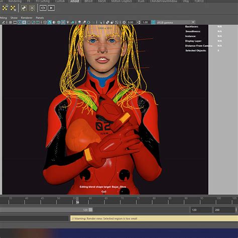 Asuka Langley 3d Model Behance