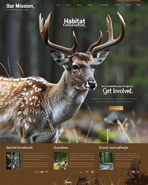 Animal Habitat With 3d Parallax Effect Layered Layout For As Wild