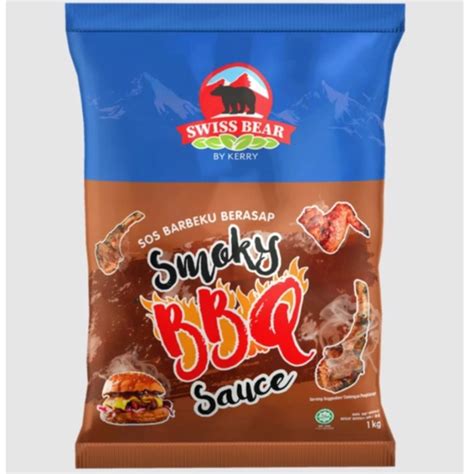 Swiss Bear Smoky Bbq Sauce 1kg Halal Shopee Malaysia