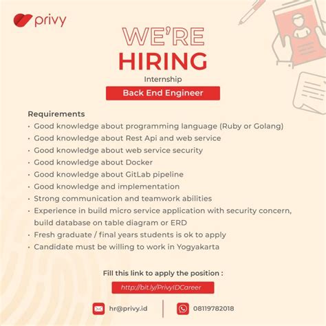 arif fadlurohman on linkedin privy backendintern